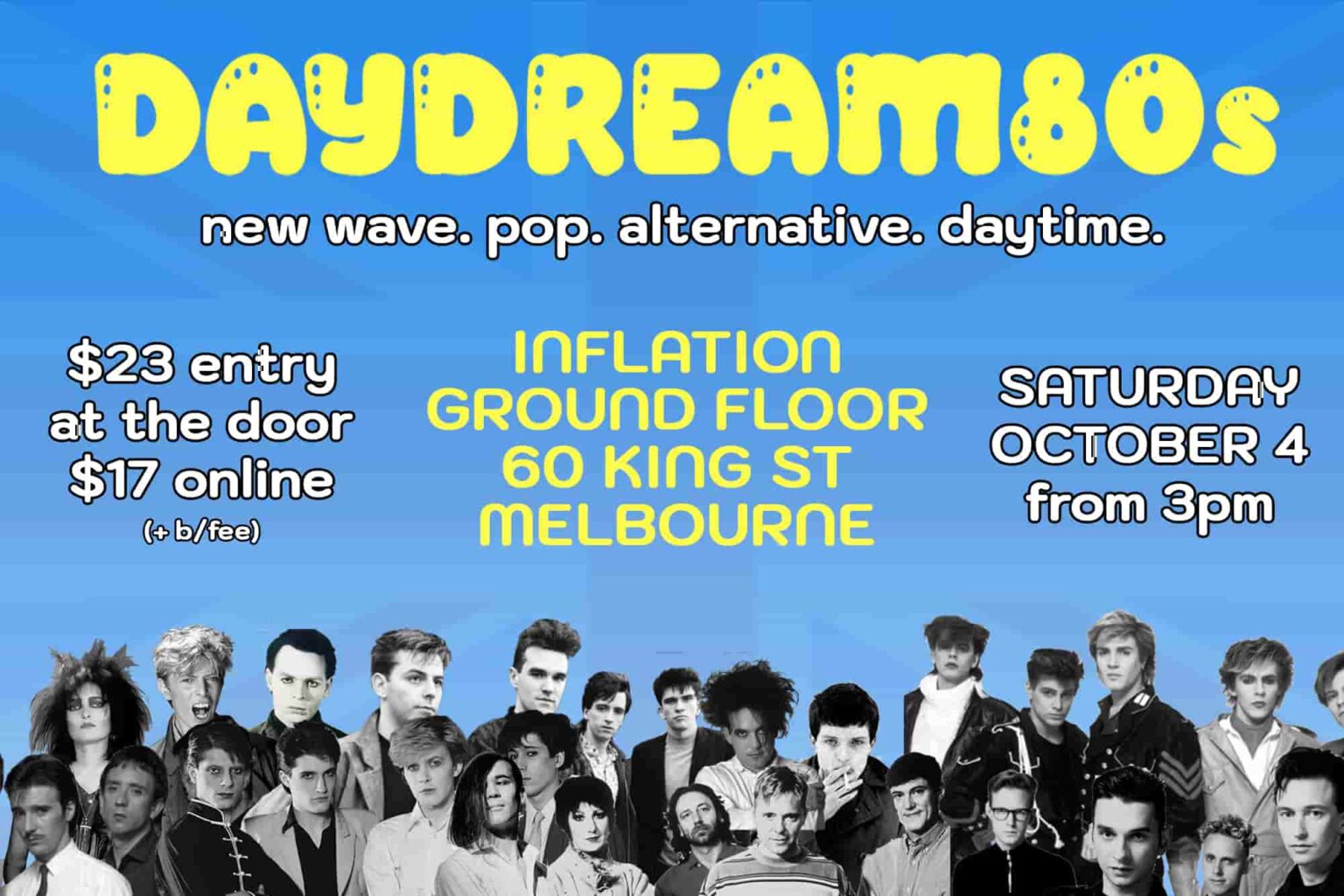 Daydream80s #3: new wave. pop. alternative. daytime. - Beat Magazine