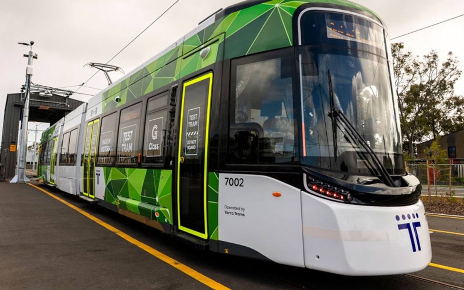 Next generation G Class tram arrives in Melbourne for testing