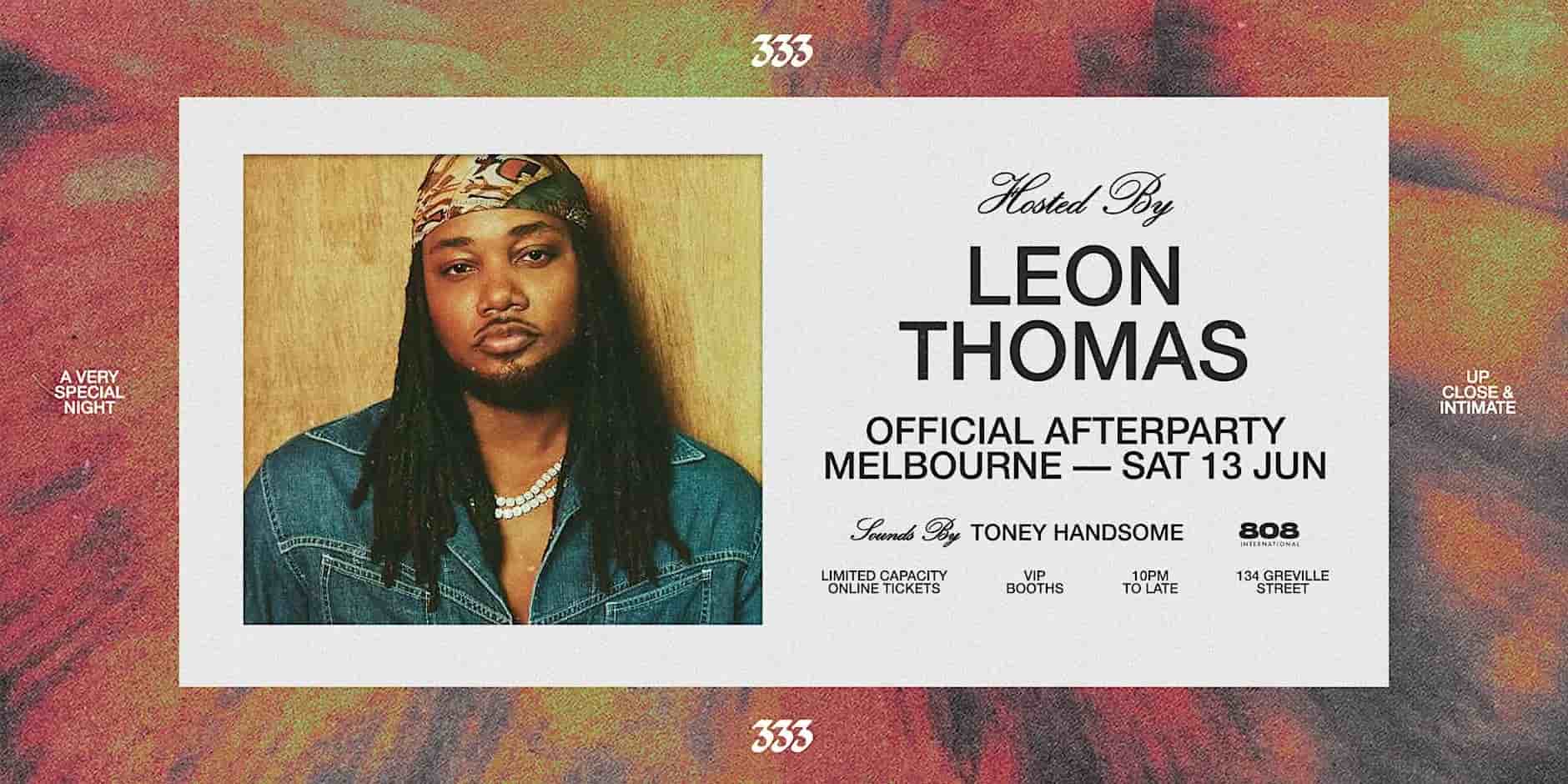 Leon Thomas: Official Afterparty - Beat Magazine